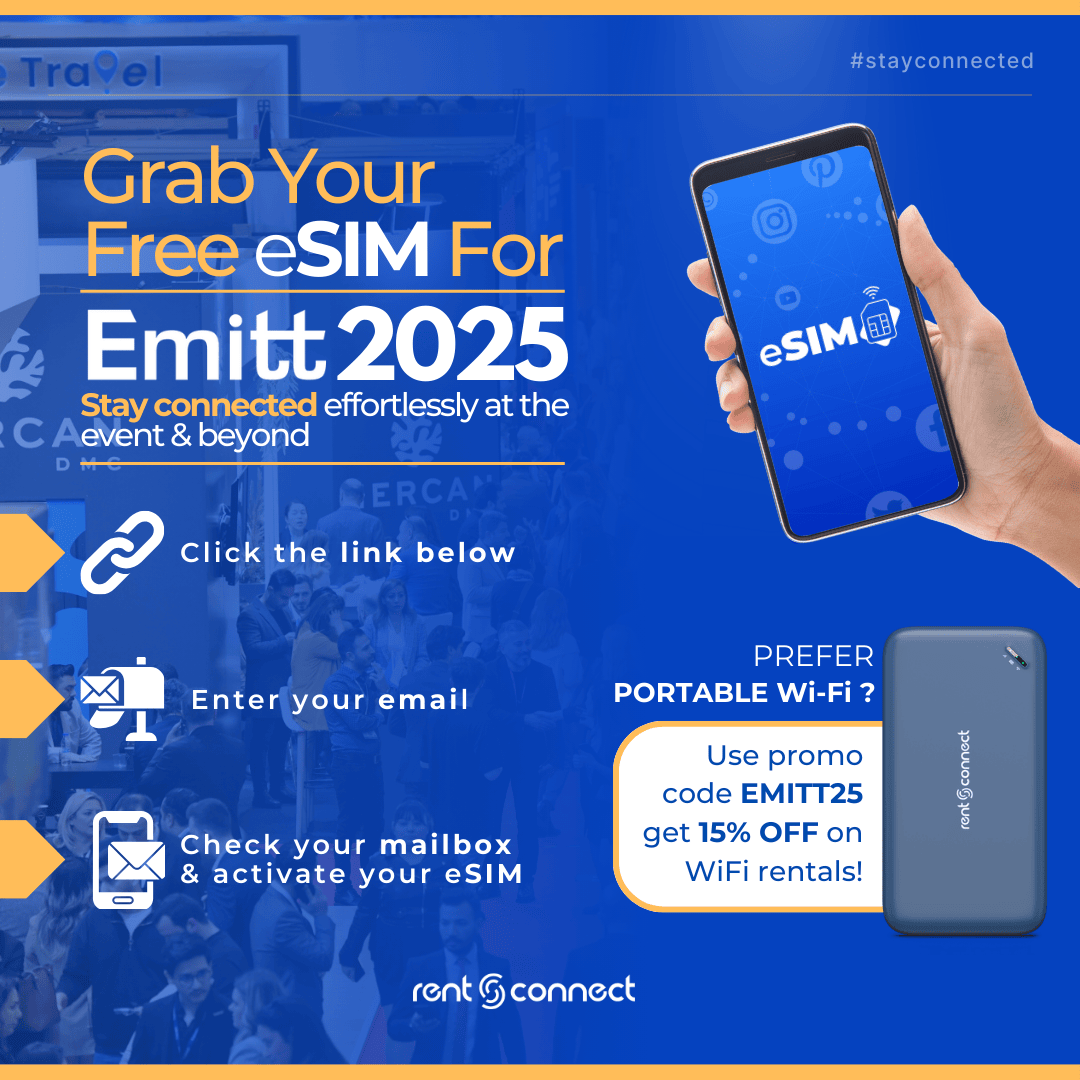 Get Your Free eSIM for EMITT 2025 | Rent 'n Connect